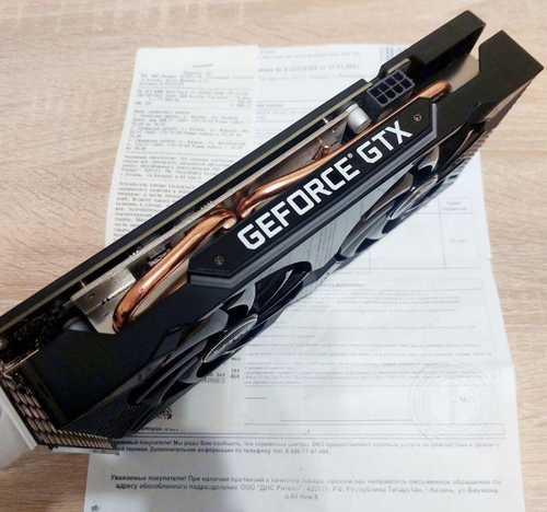 Свежая GTX 1660 super palit 6GB gddr5