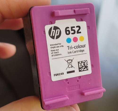 Картридж hp 652 пустой