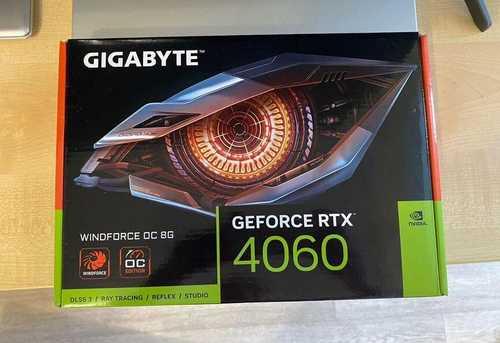 Видеокарта Geforce RTX 4060 8gb OC Gigabyte