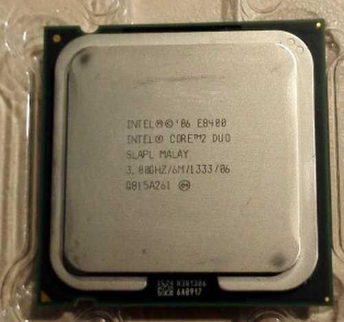 Процессор Intel Core 2 Duo E8400, 3.00 MHz