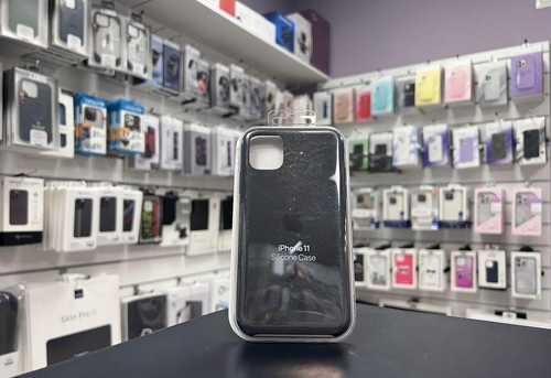 Чехол Apple iPhone 11 Silicone Case (Black)