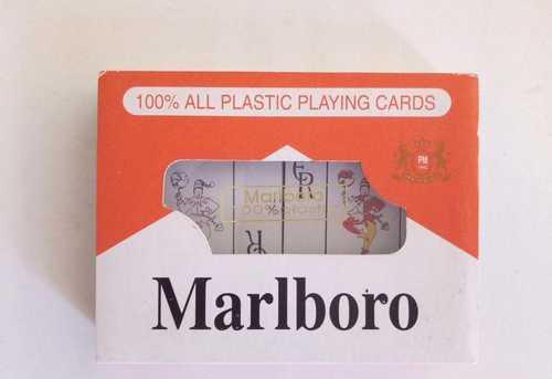 Карты игральные пластиковые Marlboro