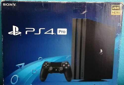 Коробка для чёрной консолис Sony PS4 PRO