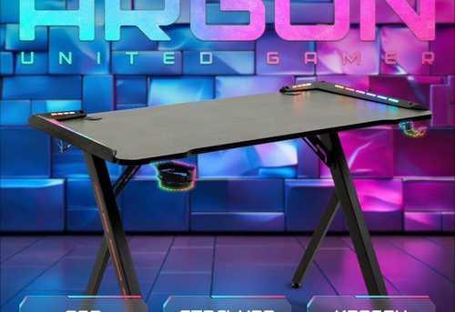 Игровой стол United Gamer Argon, RGB-подсветка, ка