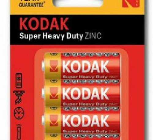 Батарея Kodak R6(AA) Солевая в наборе 4 шт