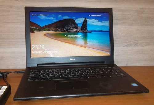 Ноутбук 15,6" Dell 3542 с новым SSD без проблем