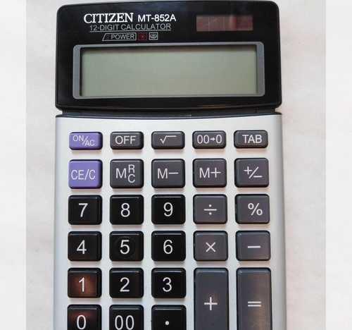 Калькулятор citizen мт-852А, 12 разрядный