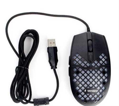Мышь игровая Gembird MG-760 USB черн 3200DPI 6кн