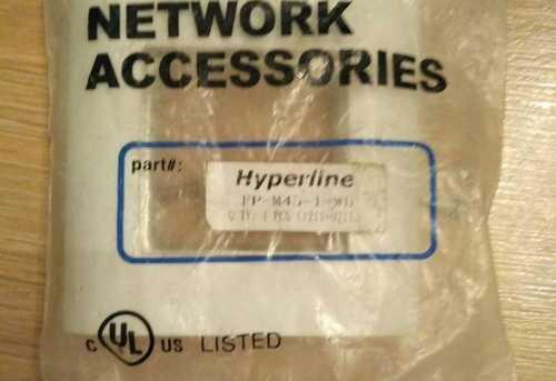 Hyperline FP-M45-1-WH Лицевая панель 80х80мм
