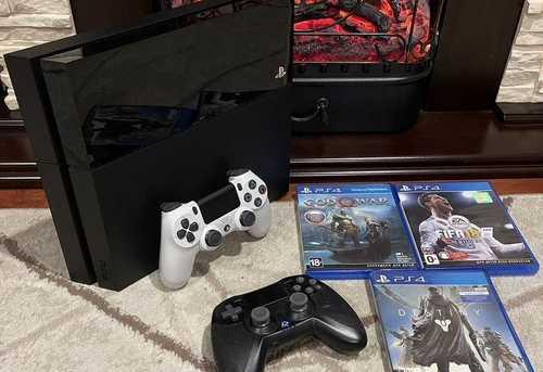 Sony ps4(Игры+2 геймпада)