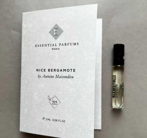 Essential parfums Nice bergamote 2ml