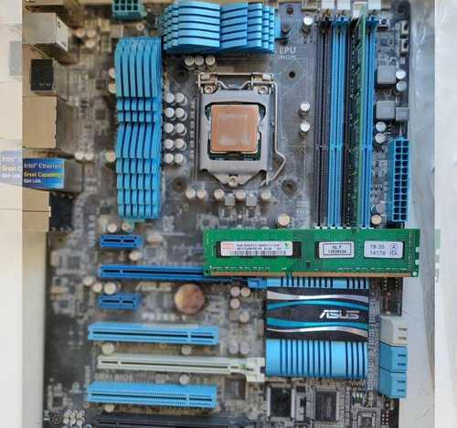 Комплект intel i7 2600k   Asus p8z68-v   16gb ddr3