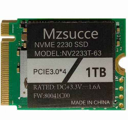 SSD M.2 2230 nvme 1tb