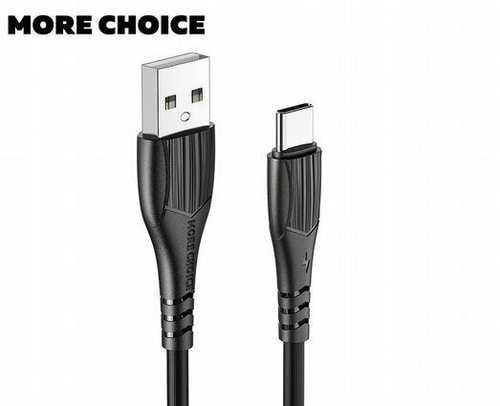 Дата-кабель USB 2.4A для Type-C More choice K22a T