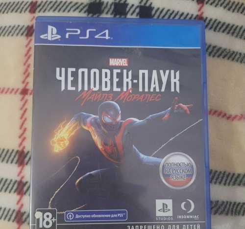 Spider man miles morales ps4 диск на русском