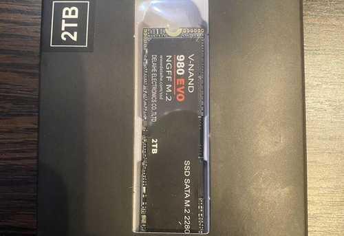 SSD M2 SATA 2tb (новая)