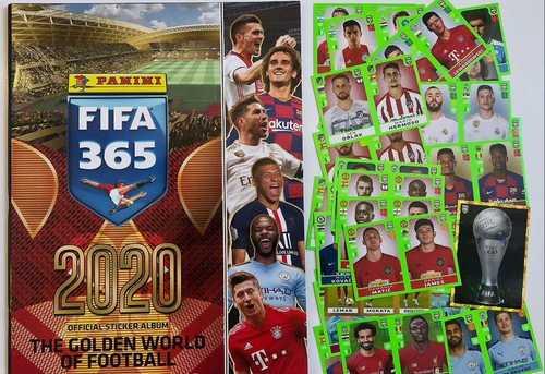 Полностью заполненный Panini FIFA 365: 2019-2020