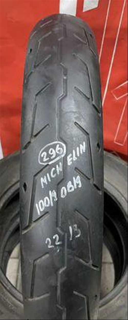 Мотошина 100/90 R19 б/у Michelin Scorcher (296)