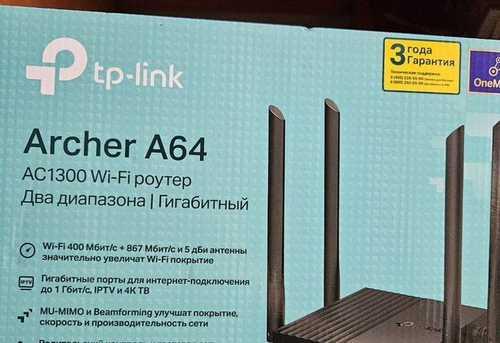 Роутер tp link a64 WiFI 5