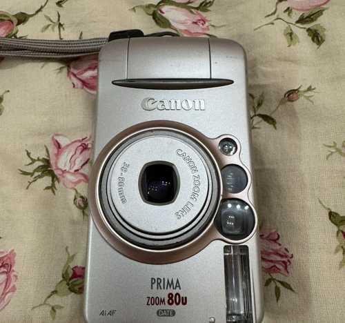 Пленочный фотоаппарат canon prima zoom 80u