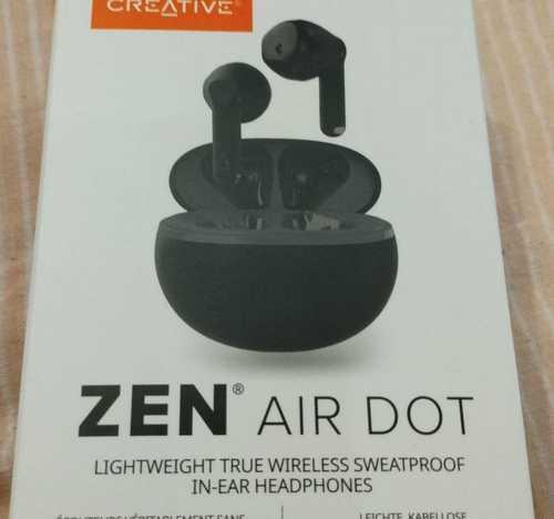 Беспроводные наушники creative zen air dot