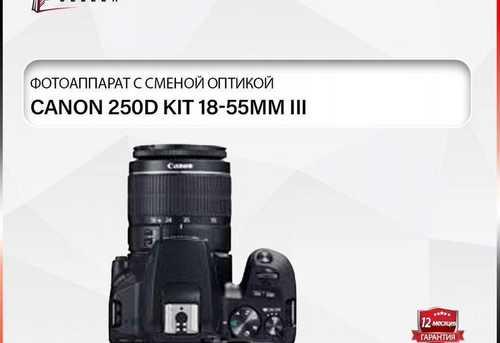 Canon 250D kit 18-55mm III