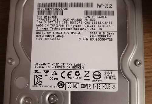 Hdd 2 Tb Hitachi SATA