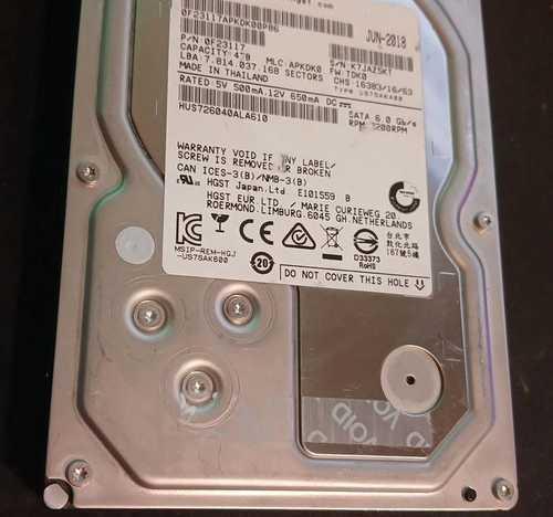 HDD 4 Tb hgst