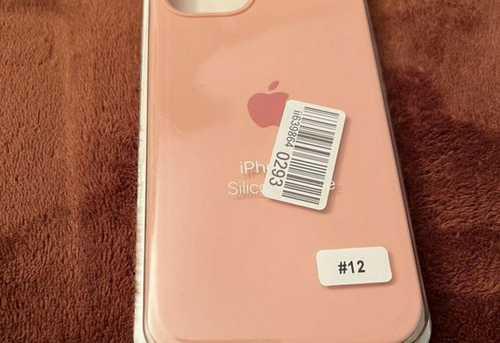 Новый чехол iPhone 13 apple silicone case, розовый