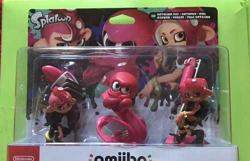 Splatoon octoling boy octopus gorl amiibo, новый