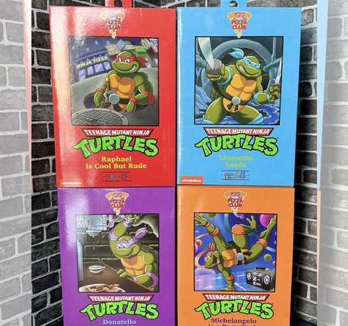 Черепашки Ниндзя Neca Tmnt Pizza Club Фигурки