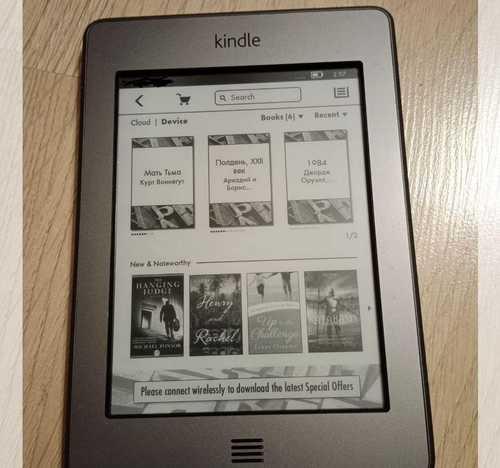 Электронная книга amazon kindle 4 touch