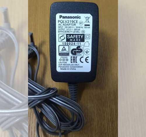 Блок питания Panasonic pqlv219CE (6,5V, 500 mAh)