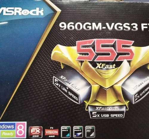 Материнская плата ASRock 960GM - VGS3 FX