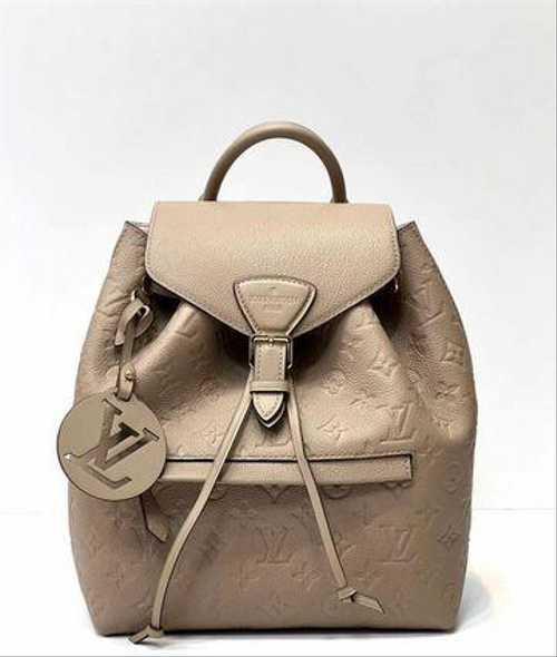 Рюкзак Louis Vuitton Montsouris бежевый кожа новый