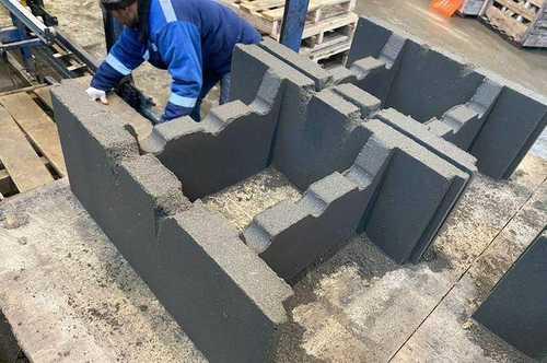 Опалубка несъемная бетонная / Фундаментные блоки
