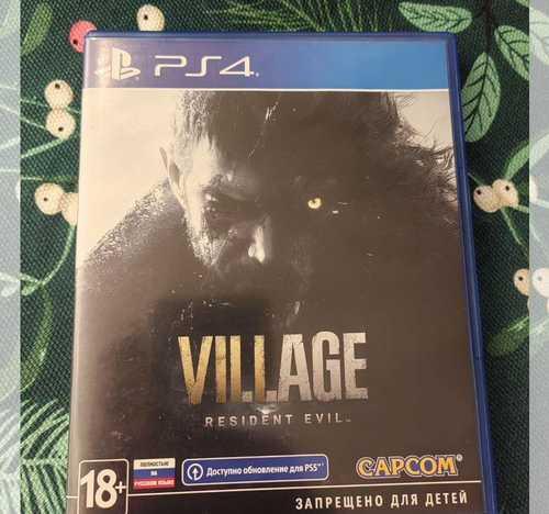 Resident evil village ps4 диск