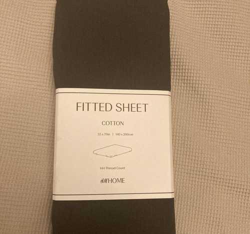 Простыня на резинке 140x200 H&M home