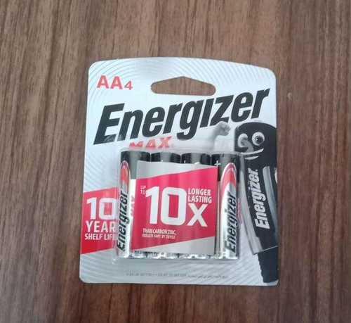 Батарейка Energizer Max AA/LR6, в упаковке 4 штуки