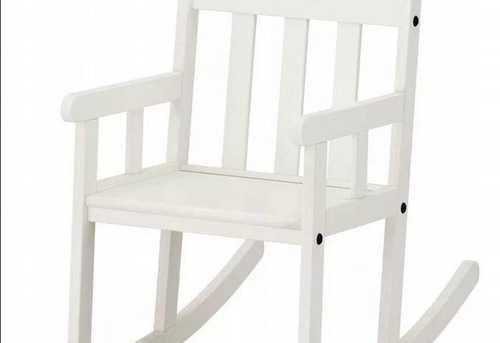 Кресло-качалка детское Икеа Сундвик, белое
