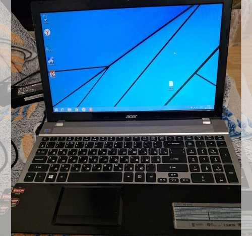 Acer aspire v3 551g / 4 ядра/ ssd samsung 250gb