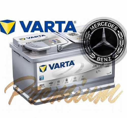 Аккумулятор Varta AGM 80ач 800А Mercedes A00198295