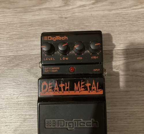 Digitech death metal, педаль дисторшн