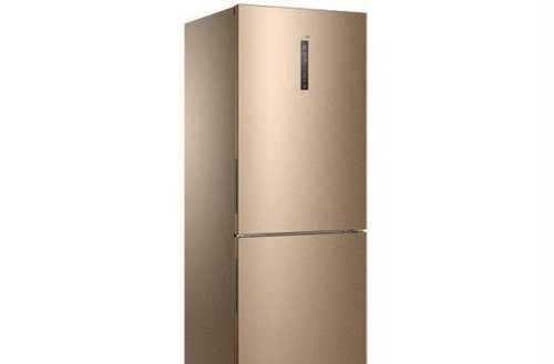 Холодильник Haier c4f744cgg, золотой