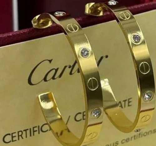 Серьги Cartier