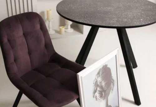 Мягкий кухонный стул шато фиолетовый