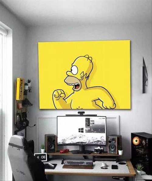 Картины Симпсоны The Simpsons на холсте