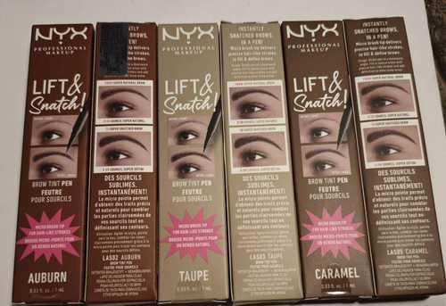 NYX лайнер тинт для бровей Lift & snatch