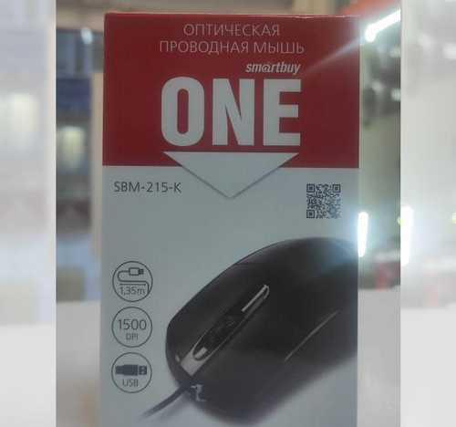 Мышь проводная SmartBuy One 215-К USB