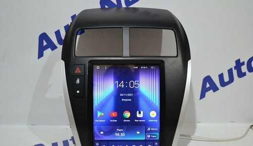 Android магнитола в стиле Tesla для Mitsubishi ASX
